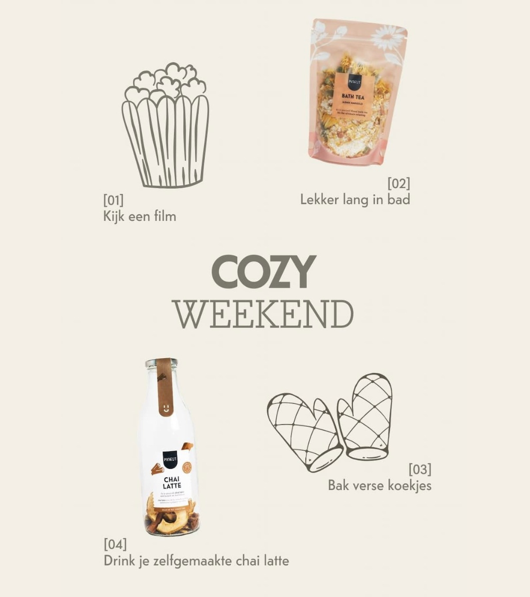 De beste tips voor een cozy weekend – Pineut